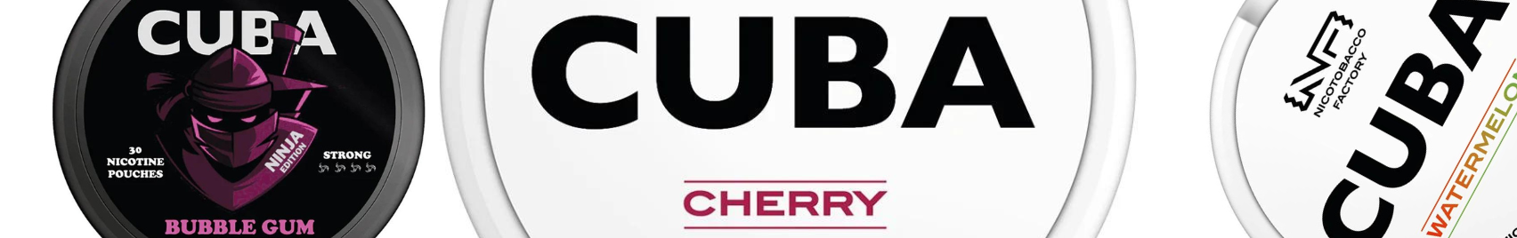 CUBA nicotine pouches online | All white snus & pouches