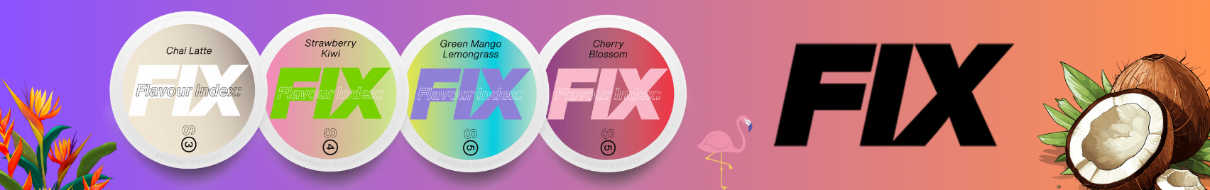 Fix Nicotine Pouches | All white snus & pouches