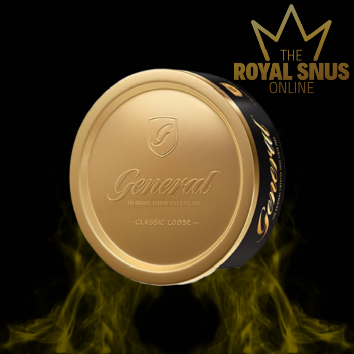 General Loose Snus - Order Snus Online | WWW.THEROYALSNUS.COM