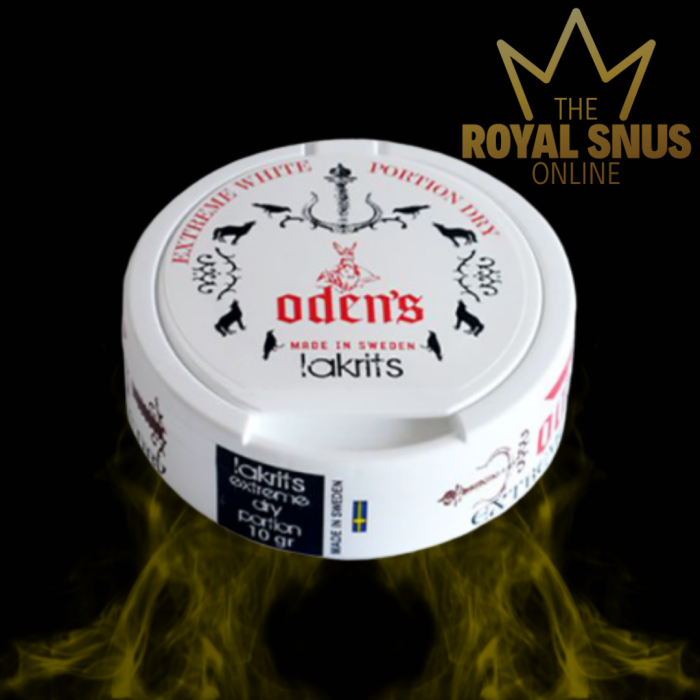 Buy Odens Licorice Extreme White Dry Snus - Order Snus Online | WWW ...