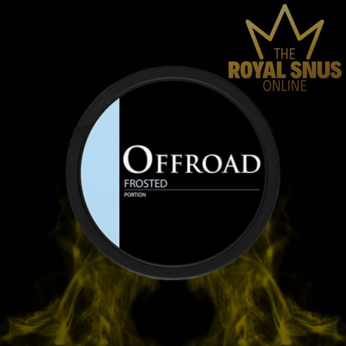 Buy OFFROAD FROSTED PORTION Snus - Order Snus Online | WWW.THEROYALSNUS.COM