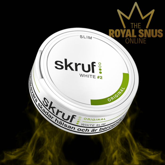Skruf Original White Snus - Order Snus Online | WWW.THEROYALSNUS.COM