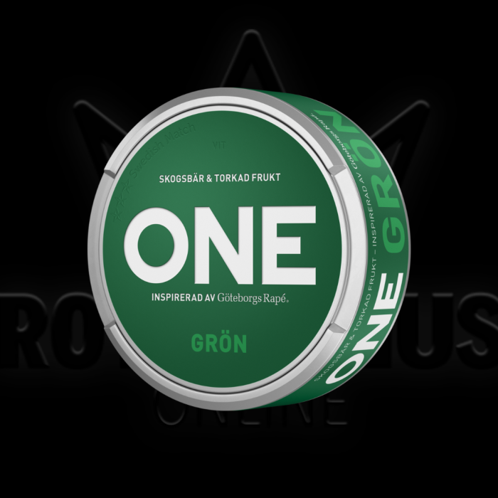 One Grön White Portion Snus - Order Snus Online | WWW.THEROYALSNUS.COM