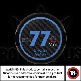77 GHOST Mini Bubble Gum Extra Strong