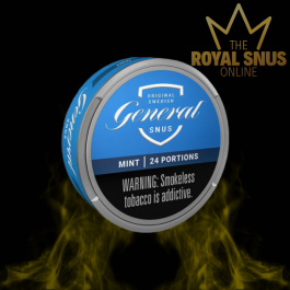 Buy General White Mint Snus - Order Snus Online | WWW.THEROYALSNUS.COM