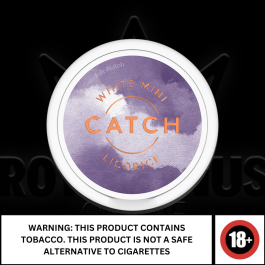 Catch Licorice Mini White Snus – Fresh Licorice Flavor | TheRoyalSnus.com
