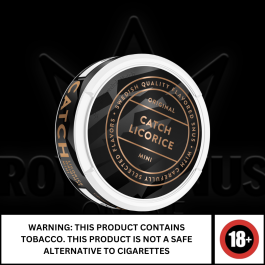 Catch Original Licorice Mini Snus - Order Snus Online