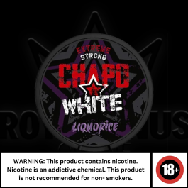 Chapo White Liquorice Strong | www.TheRoyalSnus.com