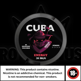CUBA Ninja Energy | Buy Cuba snus online