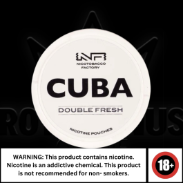 CUBA White Double Fresh | Buy Cuba snus online