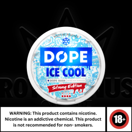 DOPE Ice Cool Strong Nicotine Pouches | Dope Snus | TheRoyalSnus.com