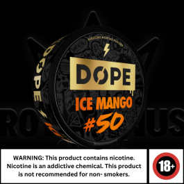 DOPE Ice Mango #50 | Dope Snus | TheRoyalSnus.com