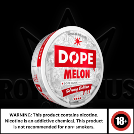 DOPE Melon Strong Nicotine Pouches | Dope Snus | TheRoyalSnus.com