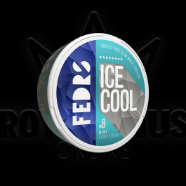 FEDRS ICE COOL Mint 8 Nicotine Pouches - Order Snus Online ...