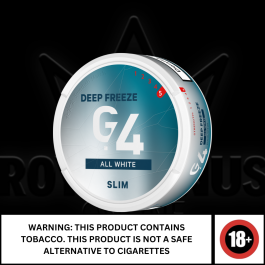 G.4 Deep Freeze Slim All White - Order Snus Online