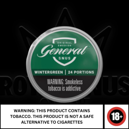 General White Wintergreen Portion Snus - Order Snus Online