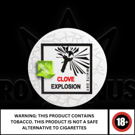 GN Organic Clove Explosion White Dry Snus - Order Snus Online
