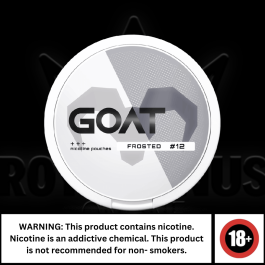Goat Frosted #12 Nicotine Pouches – Mint & Menthol Flavor ...