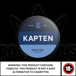 Kapten Mint Extra Stark White Snus - Order Snus Online