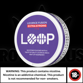 Loop Licorice Fusion Extra Strong | Loop Snus | TheRoyalSnus.com