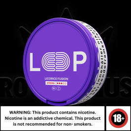 LOOP Licorice Fusion Strong Nicotine Pouches – Licorice | TheRoyalSnus.com