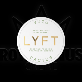 LYFT Yuzu Cactus Slim All White Portion Nicotine Pouches - Order Snus ...