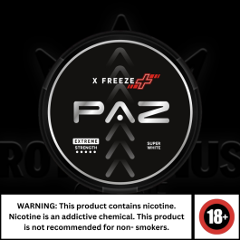 PAZ X Freeze Plus | Paz Snus | TheRoyalSnus.com