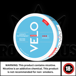 VELO Crispy Peppermint Mini | New Velo Pouches | Buy Velo Snus Online