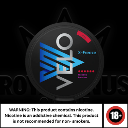 VELO X-Freeze MAX 20mg | Velo Snus | TheRoyalSnus.com