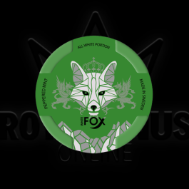 Buy White Fox Peppered Mint Slim All White Nicotine Pouches - Order ...