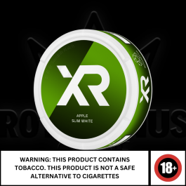 XR Apple Slim White Snus – Tobacco & Apple Flavor | TheRoyalSnus.com