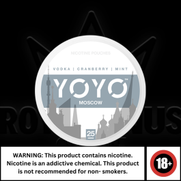 YOYO Moscow Vodka Cranberry Mint | Yoyo Snus | TheRoyalSnus.com